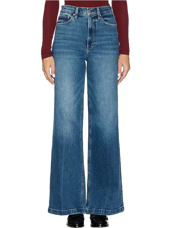 PISTOLA Lana High Rise Wide Leg Denim - Cider