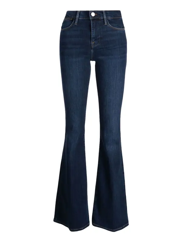 FRAME Le High Flare Jeans - Blue
