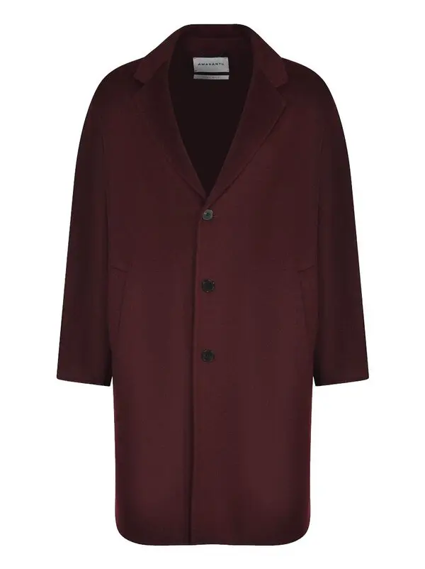 AMARANTO Wool-blend Coat - Purple