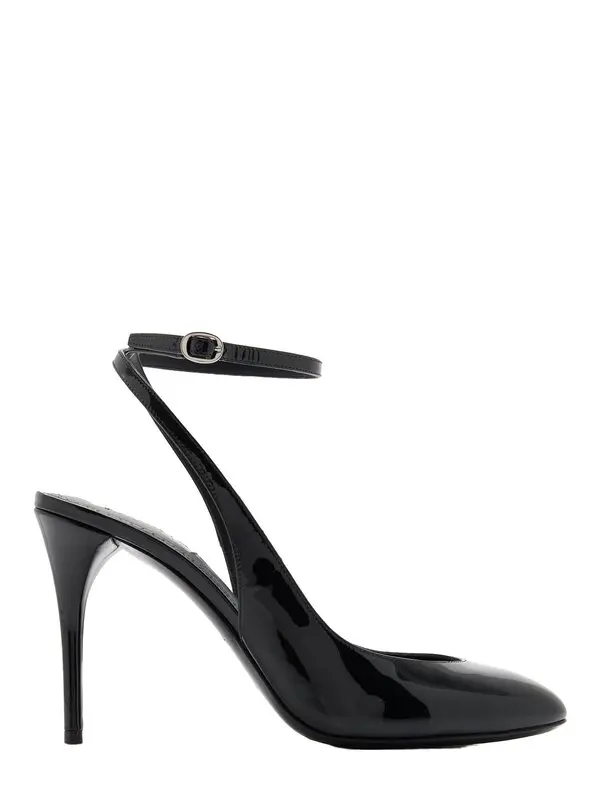 Alaïa Patent Leather Slingback Pumps - Black