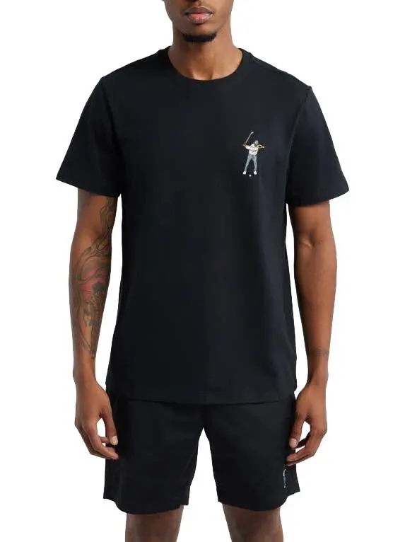 EASTSIDE GOLF Core Embroidered T-shirt - Black