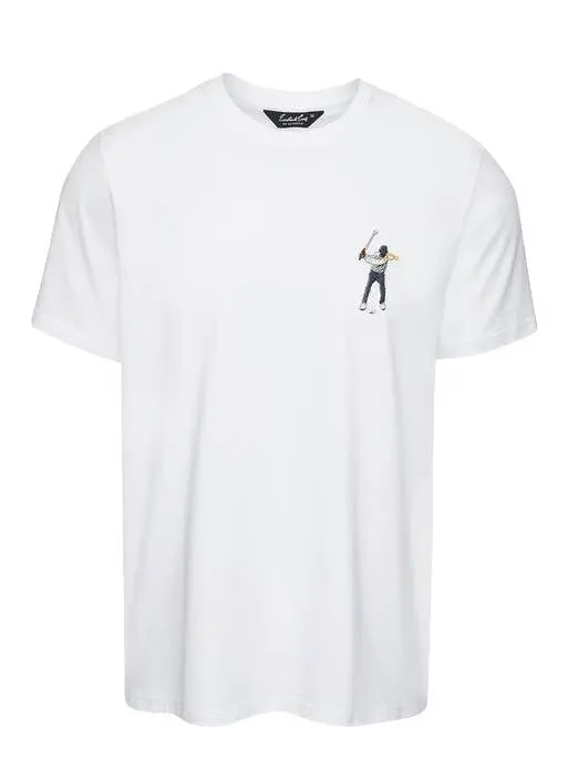 EASTSIDE GOLF Core Embroidered T-shirt - Bright White