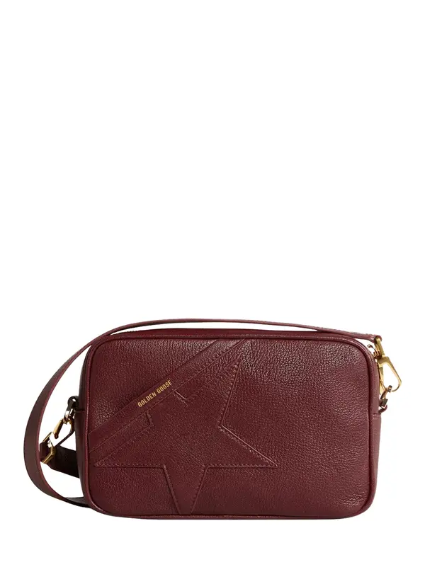 GOLDEN GOOSE Large Star Cross Body Bag - Red