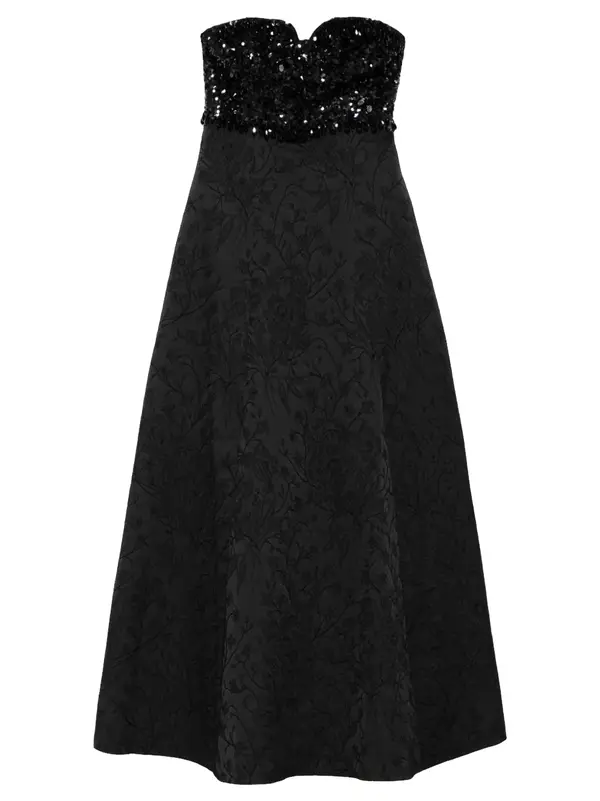 Sachin & Babi Lillian Gown - Black