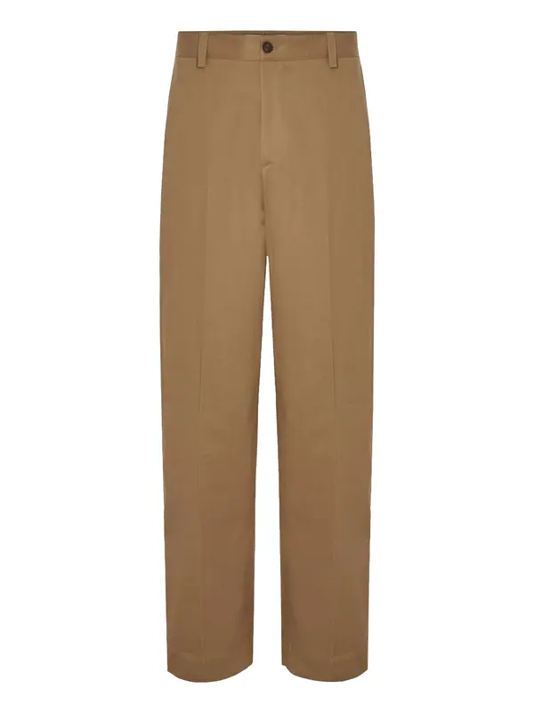 Maison Kitsuné Straight-leg Trousers - Brown