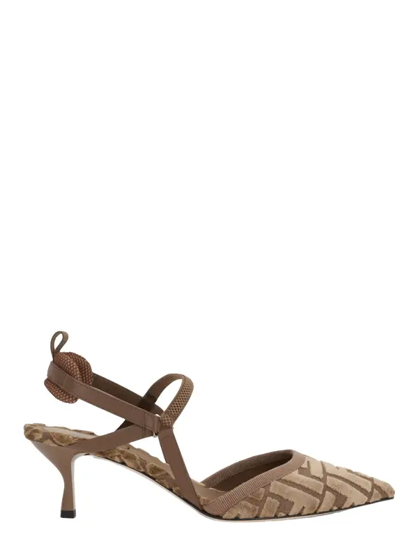 Fendi 55mm Colibri Lite Pumps - Brown