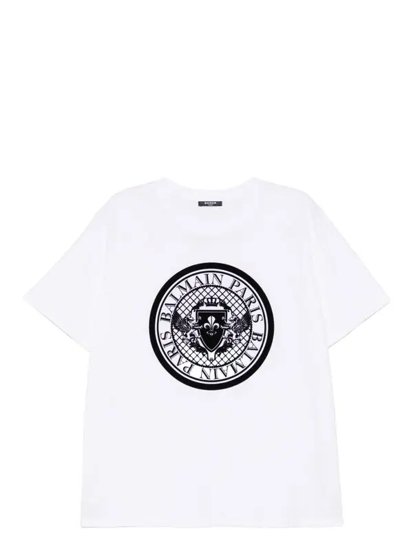 Balmain Coin T-shirt - White