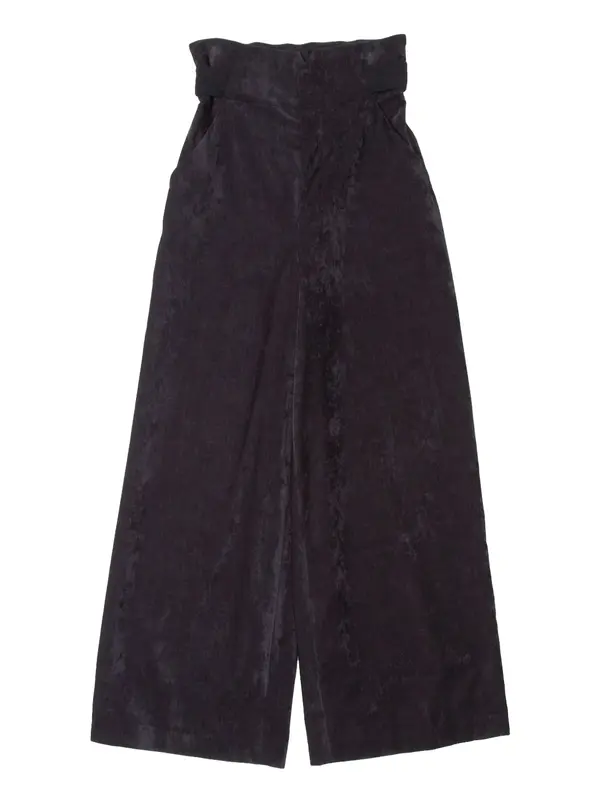 MULLER OF YOSHIOKUBO High-waisted Trousers - Black