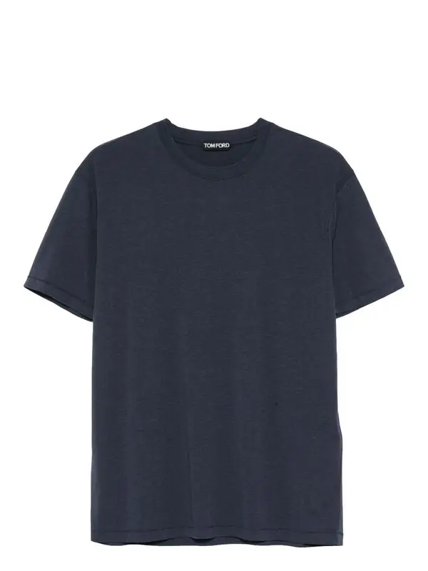 TOM FORD Crew-neck T-shirt - Blue