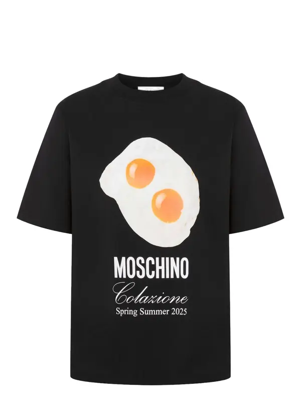 Moschino Graphic-print T-shirt - Black