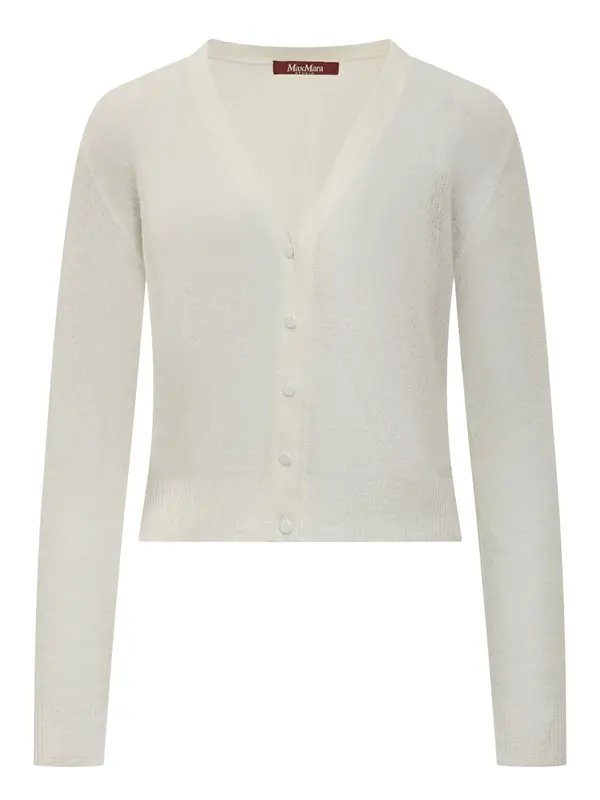 Max Mara Ramo Cardigan - White