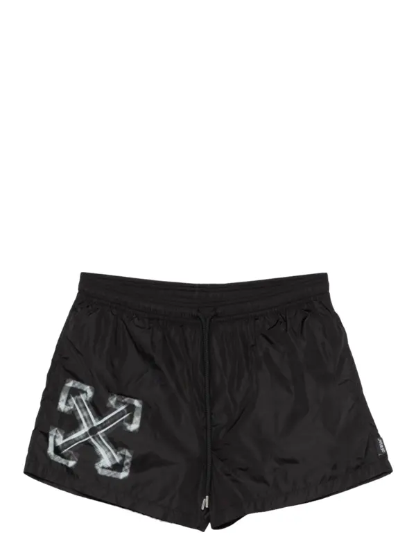 Off-White Vibe Arrow Swim Shorts - Black