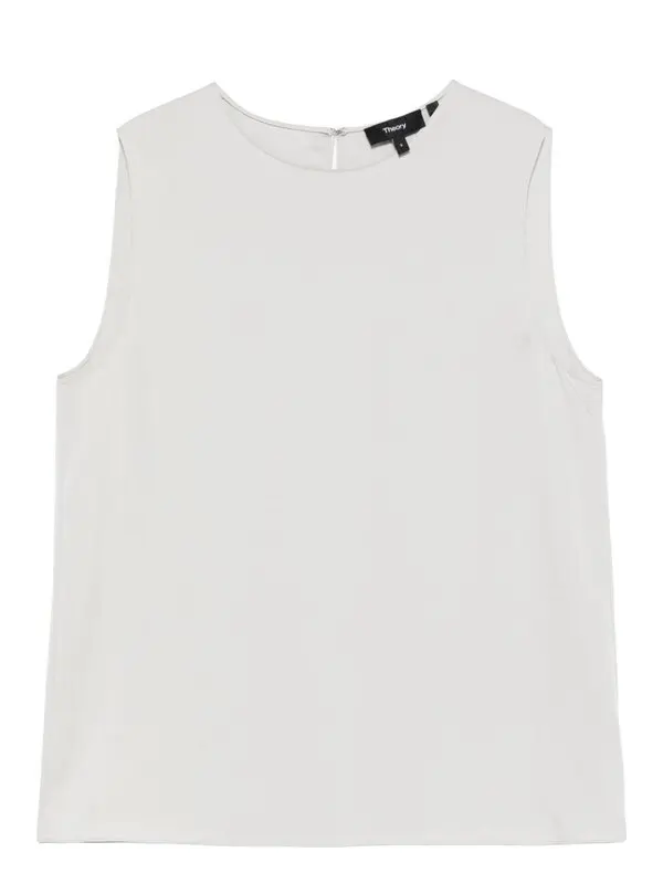 Theory Straight Shell Tank Top - Grey