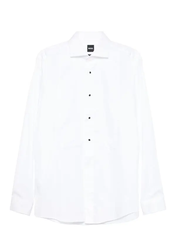 BOSS Bib-panel Shirt - White