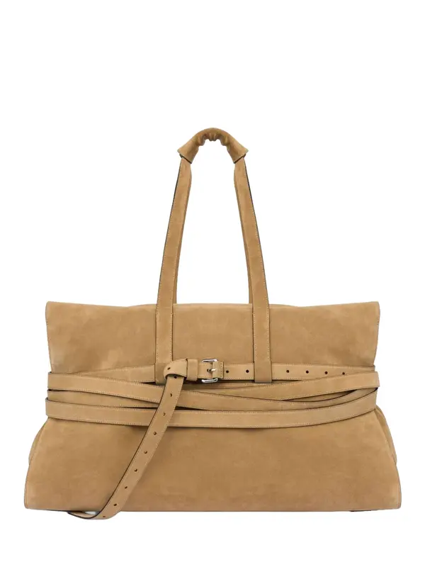 Moschino Tie Me Shoulder Bag - Neutrals