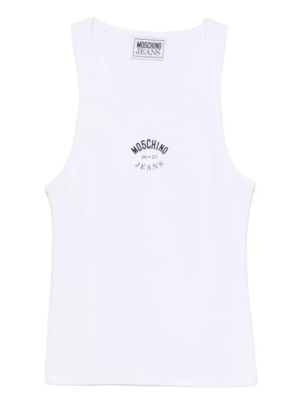 Moschino Logo-print Tank Top - White