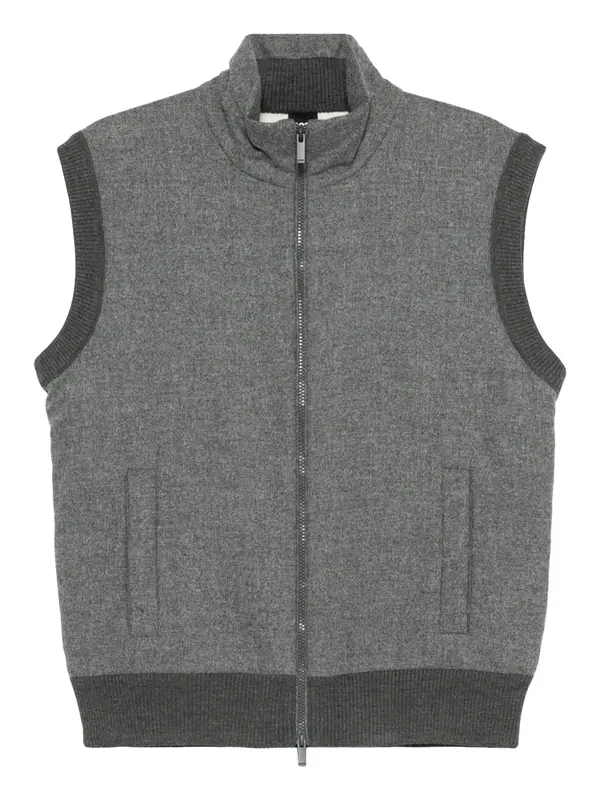 BOSS Padded Gilet - Grey