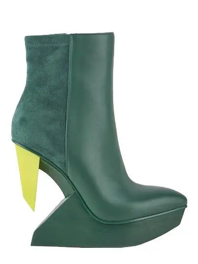 United Nude Edge Platform Bootie - Deep Emerald