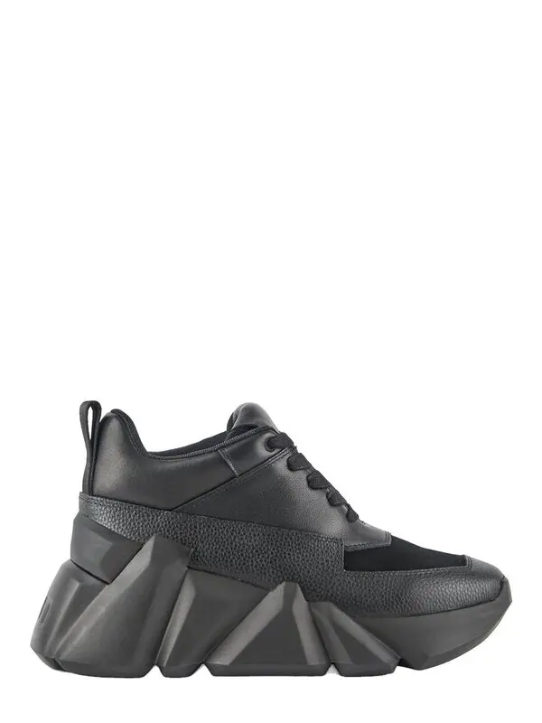United Nude Space Kick Max Platform Sneakers - Black Ii