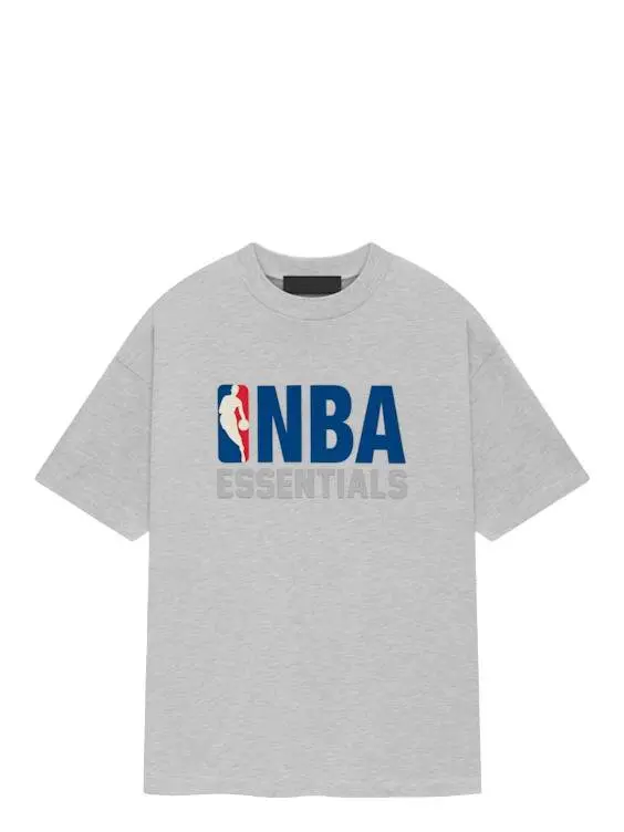 Fear Of God Essentials Nba Tee Shirt - Light Heather