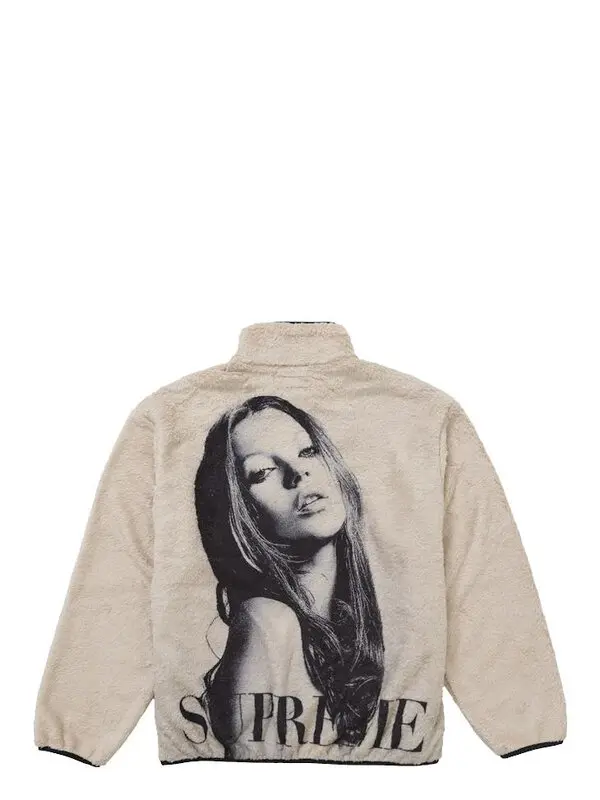 Supreme Kate Moss Fleece Jacket - Natural