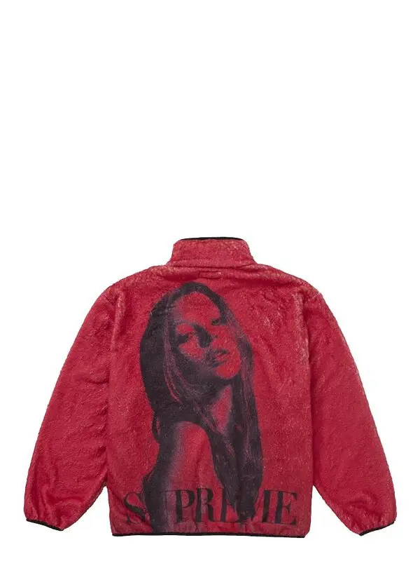 Supreme Kate Moss Fleece Jacket - Red