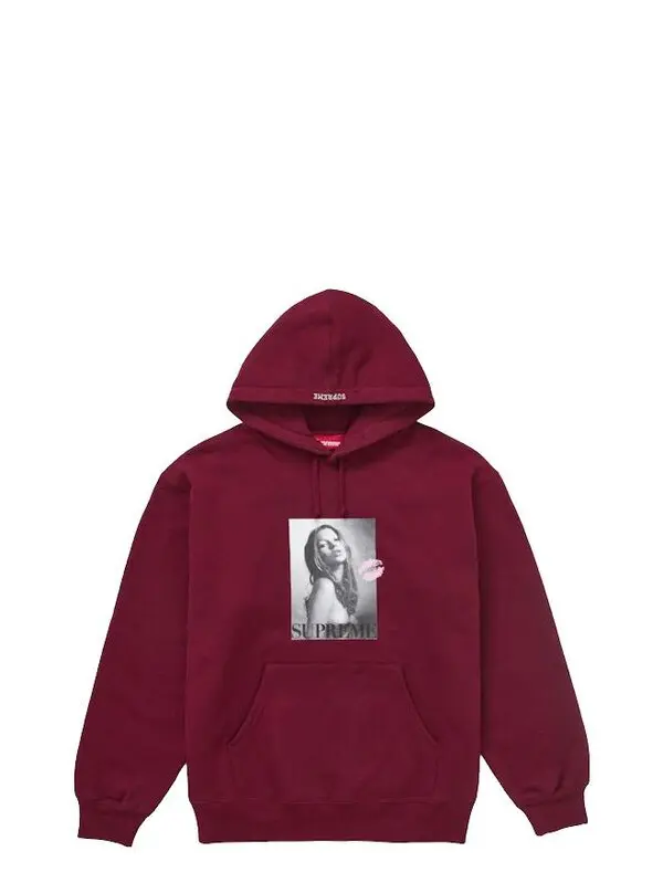 Supreme Kate Moss Hooded Sweatshirt - Cardinal