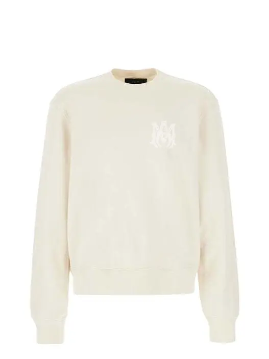 Amiri Ma Core Crewneck Sweatshirt - Alabaster
