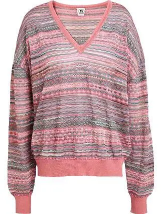 Missoni Intarsia-knit Sweater - Salmon Pink