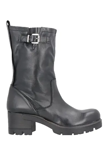 TREND Leather Ankle Boots - Black