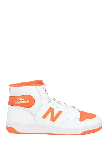NEW BALANCE High-top Leather Sneakers - White