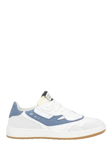 RUN OF Leather Low-top Sneakers - White