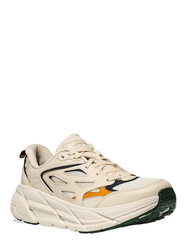 HOKA® Clifton L Athletic Sneaker - Oat Milk / Alabaster
