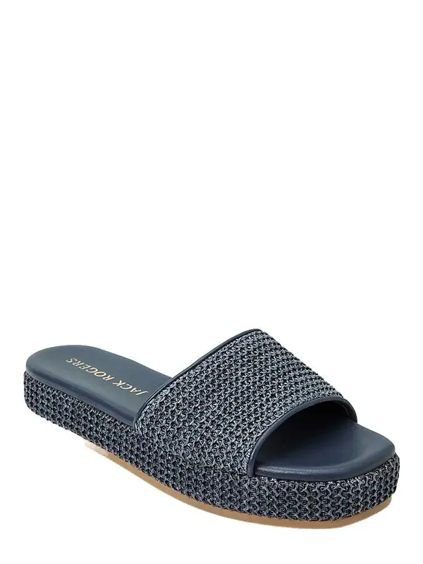 Jack Rogers Bay Flatform Sandals - Midnight