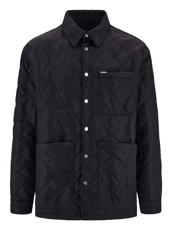 FERRAGAMO Quilted Blouson - Blue