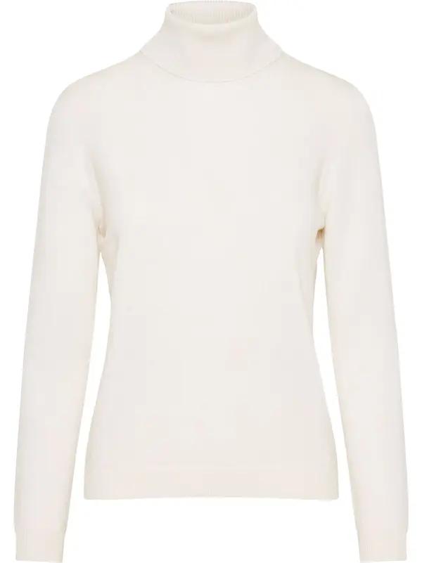 BARBA NAPOLI Roll-neck Sweater - White