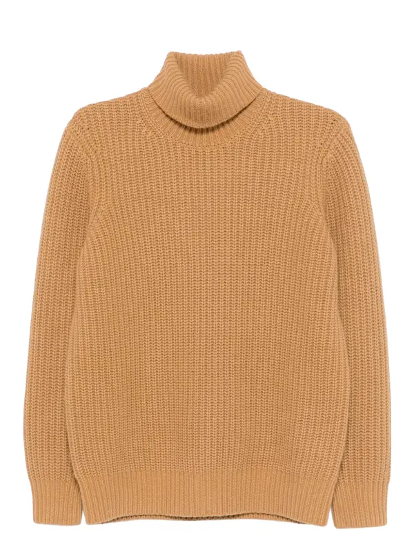 Michael Kors Fisherman's Knit Sweater - Brown