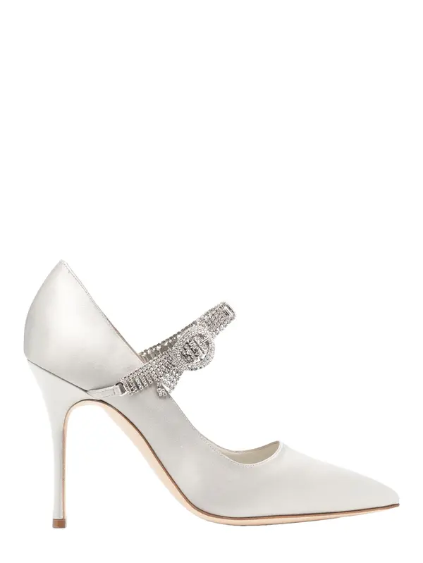Manolo Blahnik Hamedi 105mm Pumps - Grey