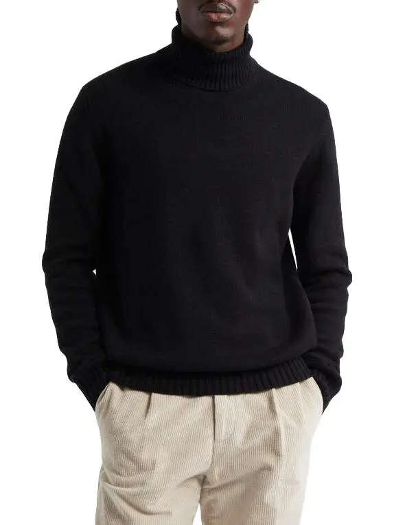 Thom Sweeney Cashmere Turtleneck Sweater - Black
