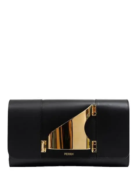 Perrin L'eiffel Classic Clutch - Black