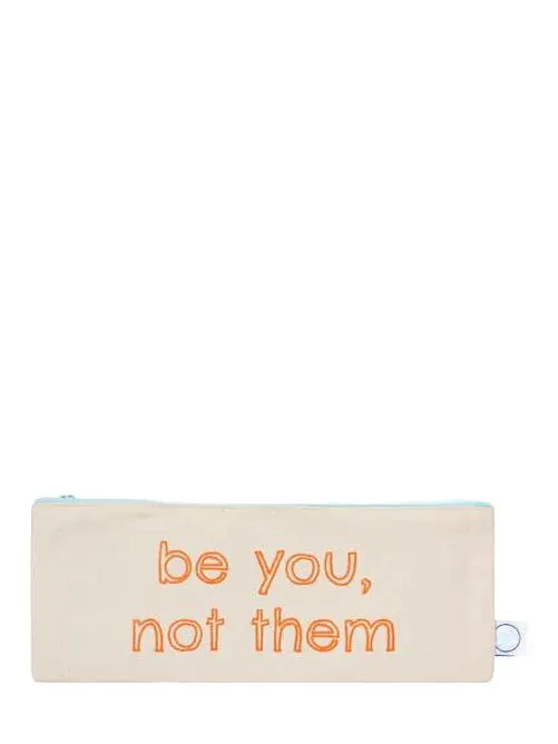 DANCE HAPPY Be You' Zip Case - Bright Orange