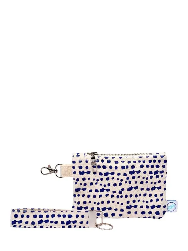 DANCE HAPPY Incana Wristlet With Key Fob - Navy