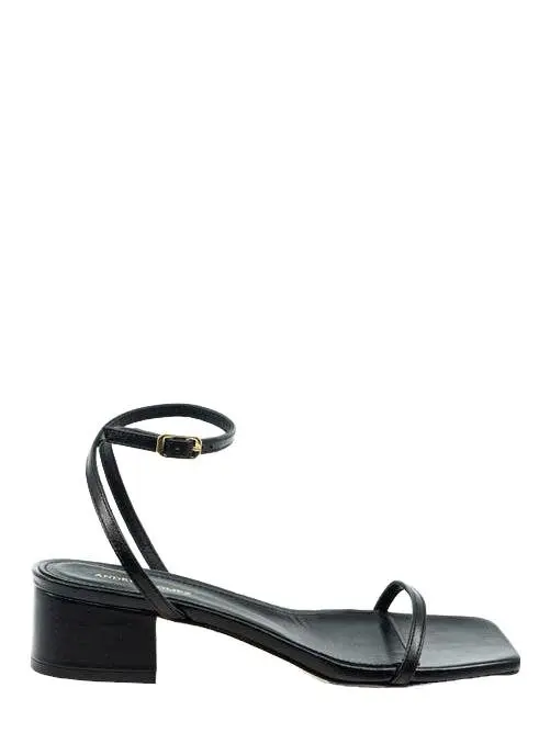 ANDREA GOMEZ Brook Minimal Sandals - Black