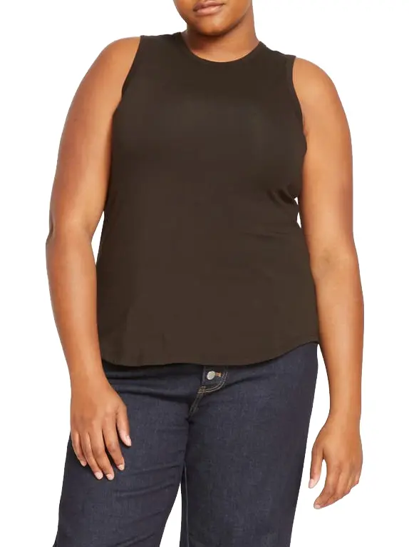 Universal Standard Cai Stretch Pima Cotton Tank - Black