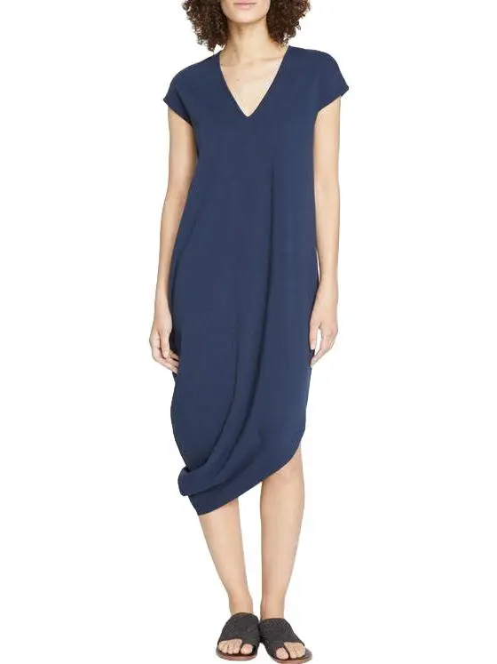 Universal Standard Geneva Asymmetric T-shirt Dress - Midnight