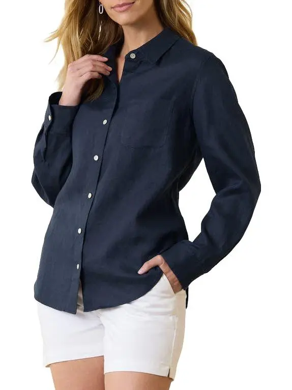 Tommy Bahama Coastalina Linen Shirt - Coastline