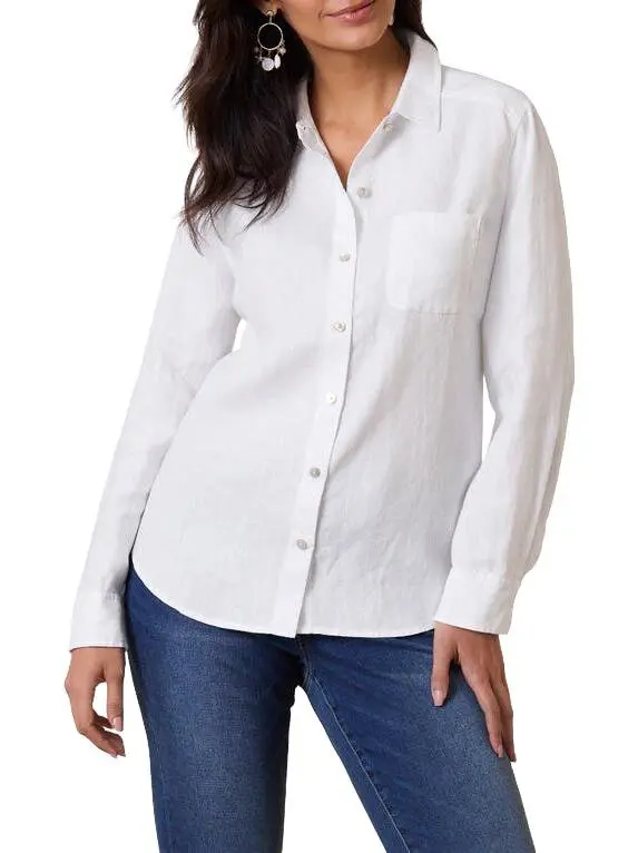 Tommy Bahama Coastalina Linen Shirt - White