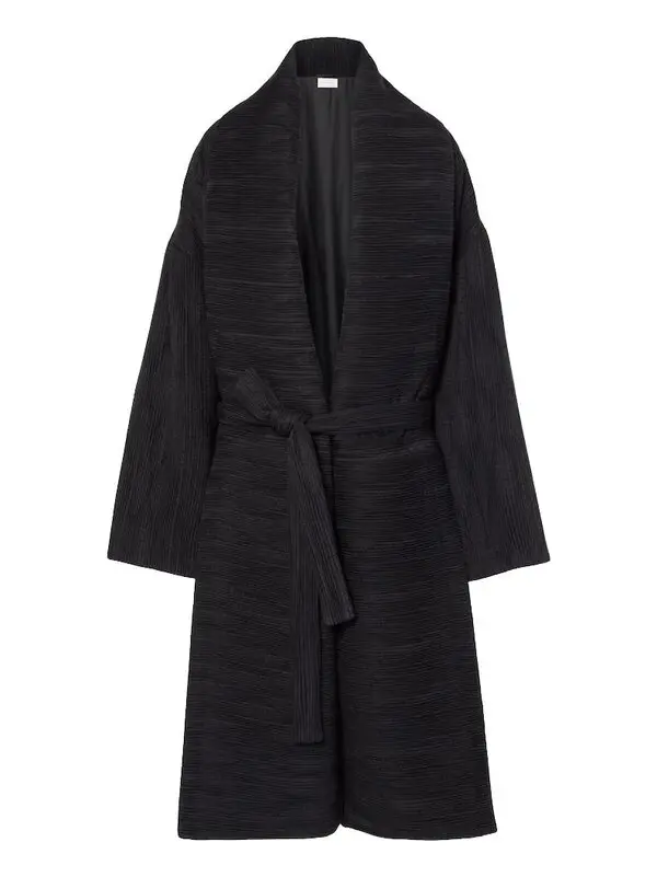 THE ROW Moorea Silk Coat - Black