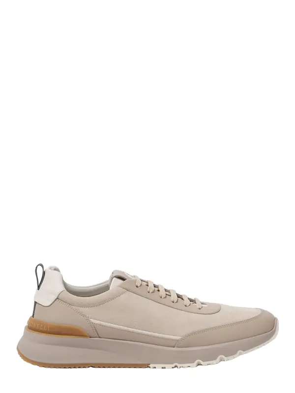 Brunello Cucinelli Suede Sneakers - Beige