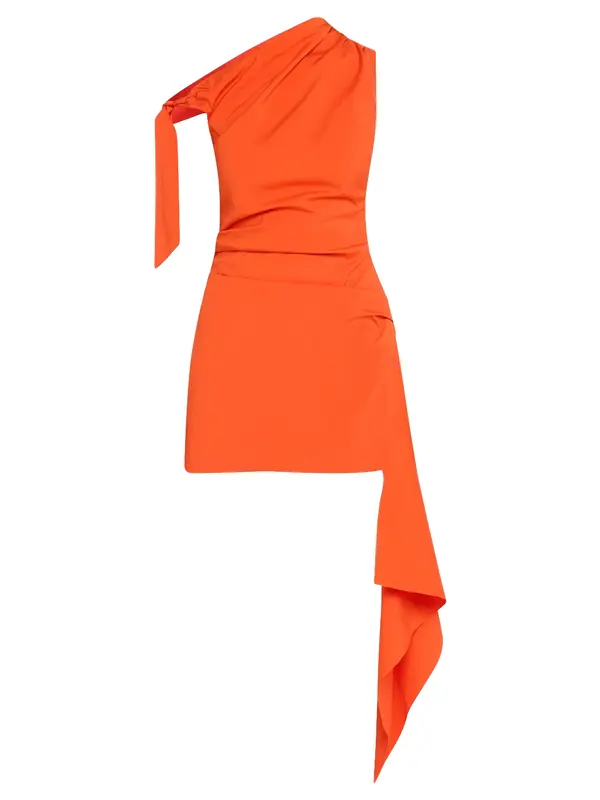 Sir The Label Dahlia Mini Dress - Tangerine